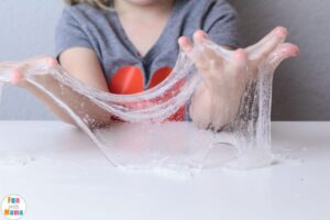 How To Make Clear Slime - EASY recipe! - Fun with Mama