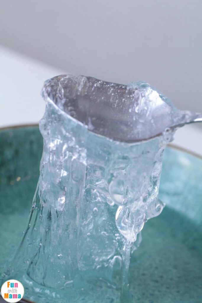 How To Make Clear Slime - EASY recipe! - Fun with Mama