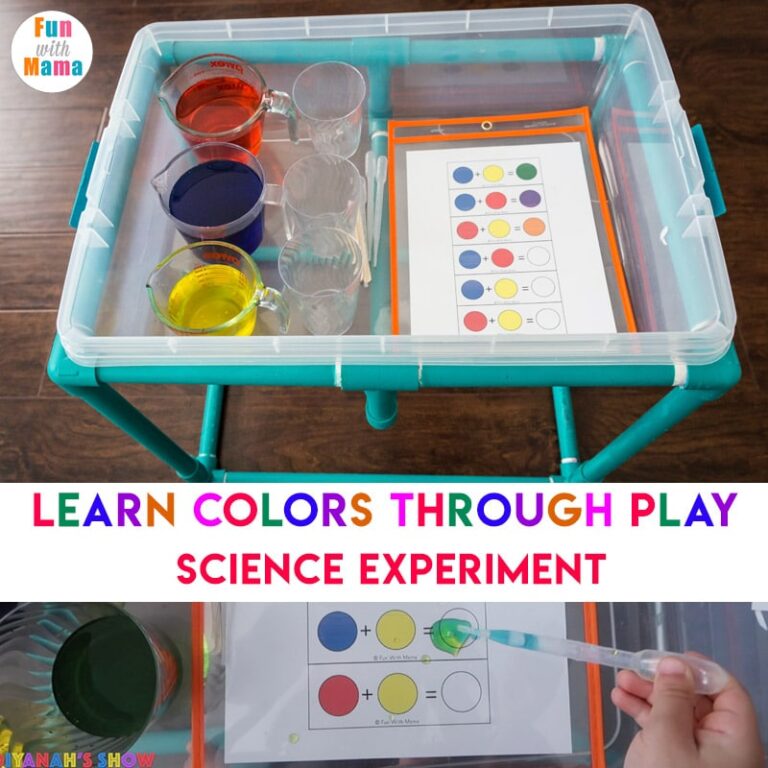Learn Colors Wall Printable Activity for toddlers and preschoolers ...