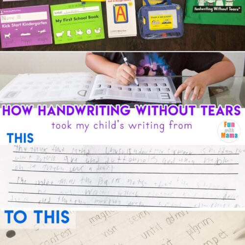 Handwriting Without Tears Review + Workshop! - Fun with Mama