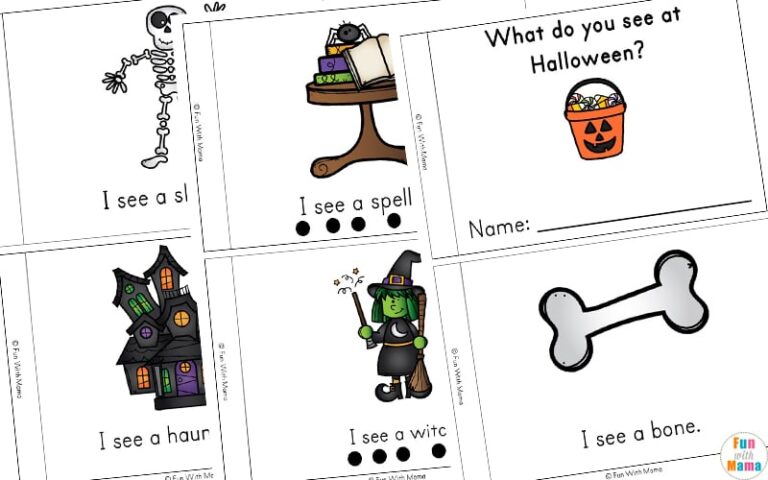 Halloween Easy Reader Books - Fun with Mama