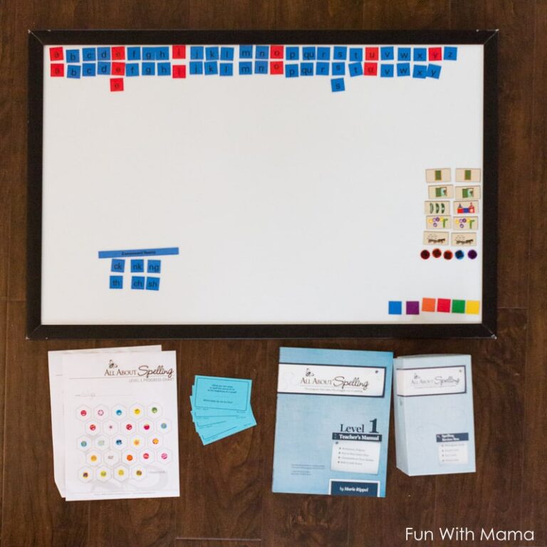 All About Spelling Level 1 Review - Fun with Mama