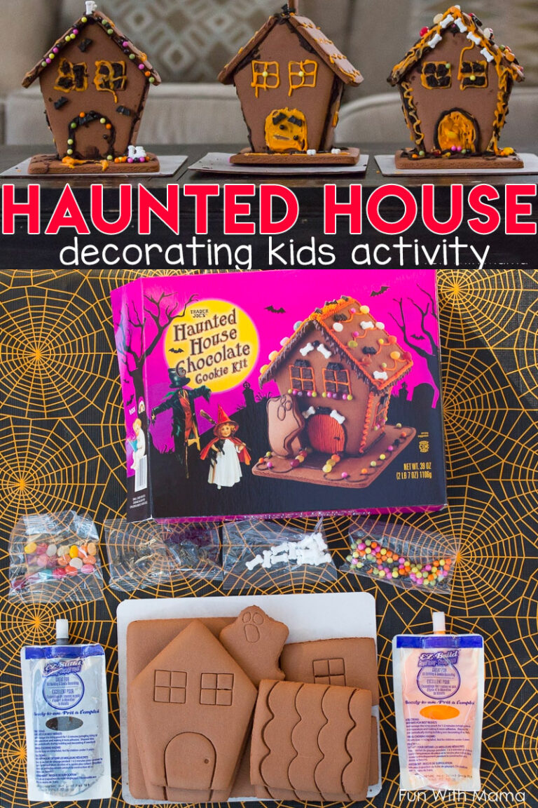 Halloween Gingerbread Haunted Houses - Fun with Mama