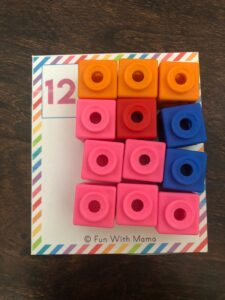 Unifix Cubes For Preschool Math - Fun with Mama
