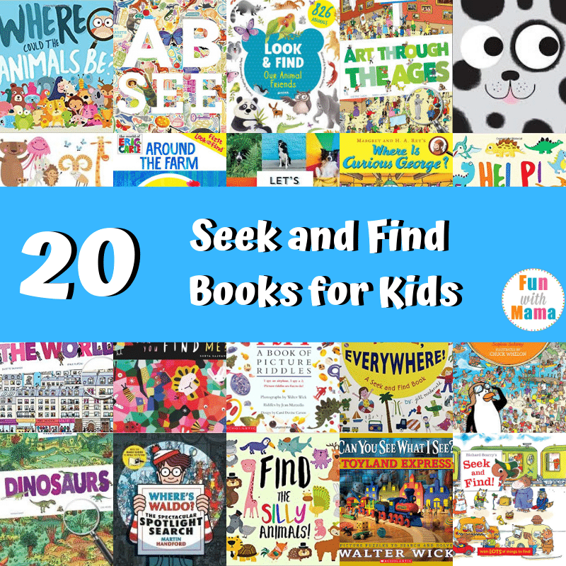 20 Seek and Find Books for Kids - Fun with Mama