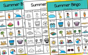 Summer Bingo Game - Fun with Mama