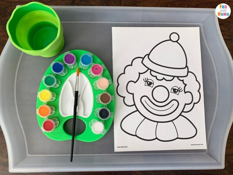 Painting For Kids at different ages - Fun with Mama