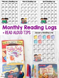 Printable Reading Log Template - Fun with Mama