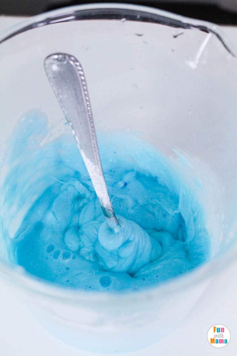 Easy Mess-Free Non Sticky Slime Recipe - Fun with Mama