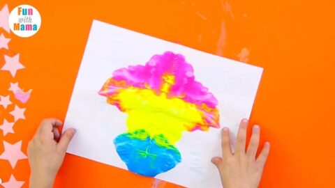 Symmetry Art - Easy Symmetry Painting Activity - Fun with Mama