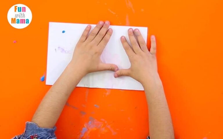 Symmetry Art - Easy Symmetry Painting Activity - Fun with Mama
