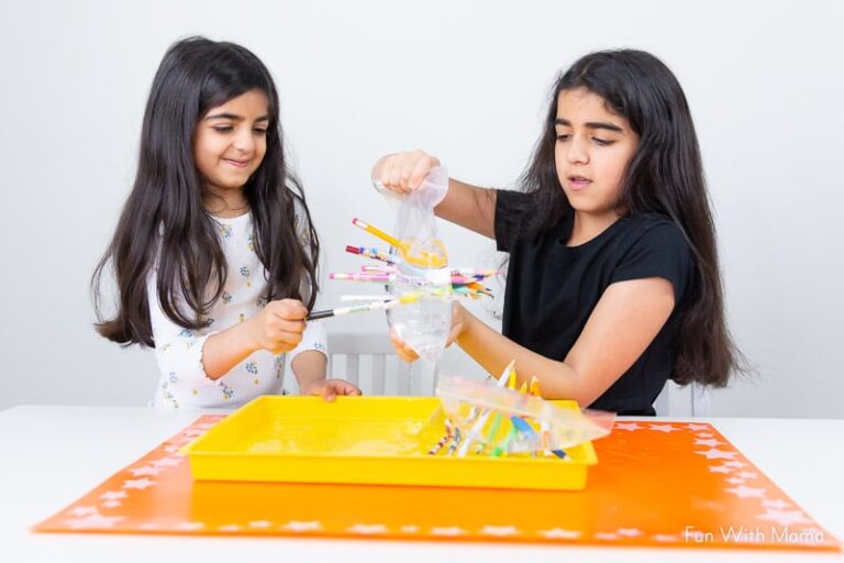 Water In A Bag Pencil Experiment - Water Experiment for Kids - Fun with ...