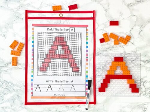 Lego Letters - Lego Alphabet Mats - Fun with Mama