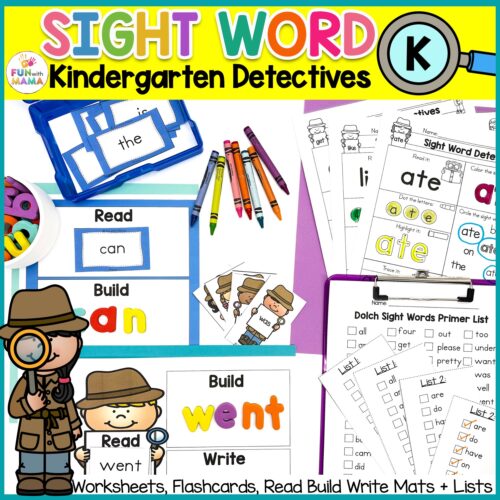 Valentine Sight Word Activity - Fun with Mama