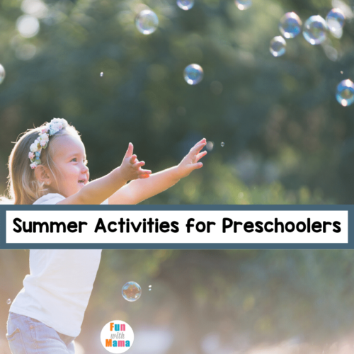 35+ Summer Activities for Preschoolers - Fun with Mama