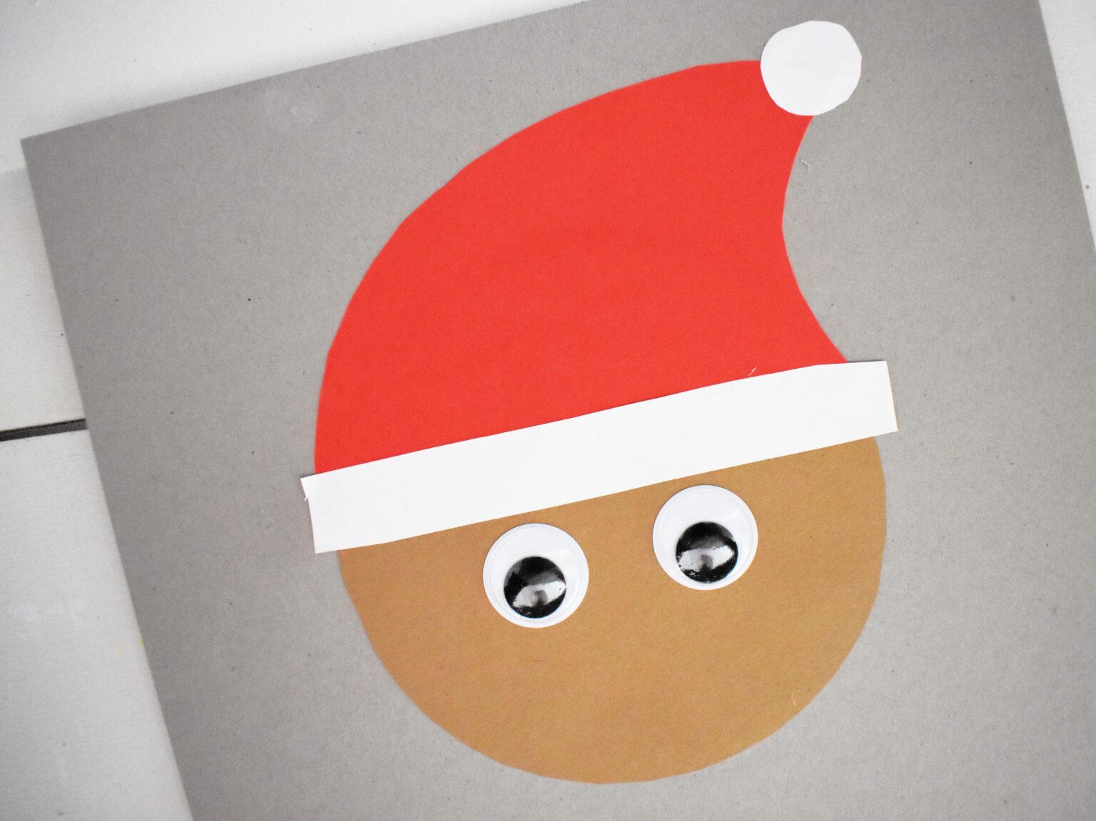 Santas Beard - Christmas Cutting Activity for Preschoolers - Fun with Mama