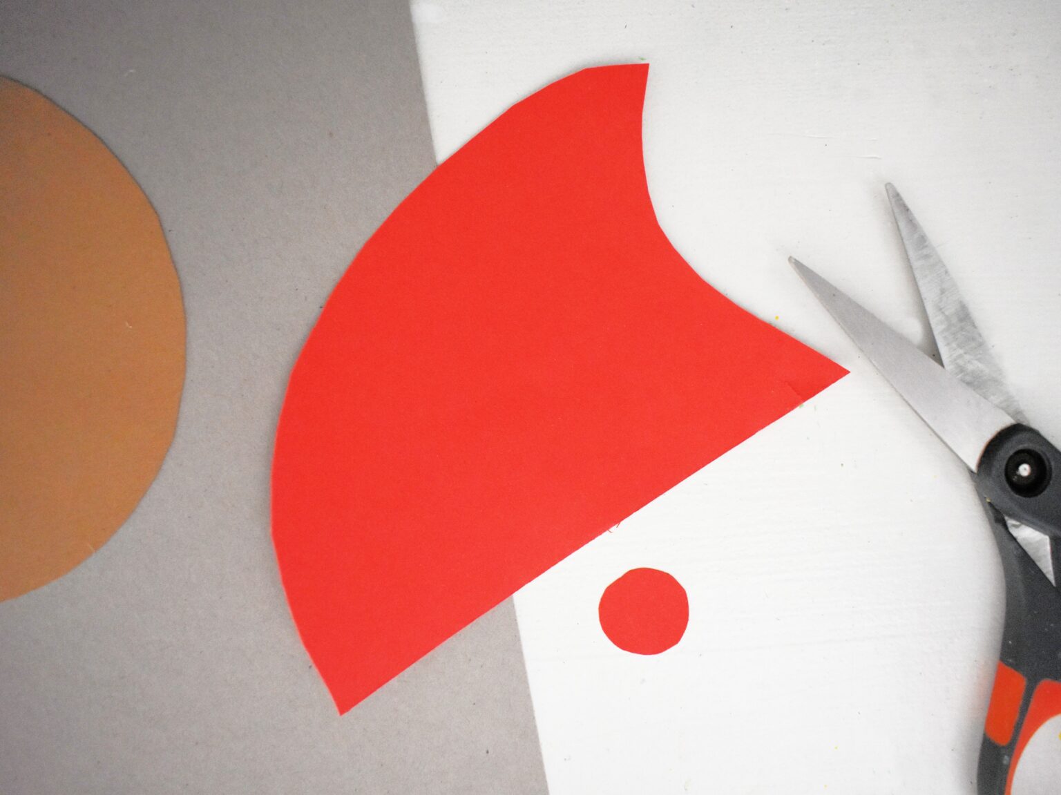 Santas Beard - Christmas Cutting Activity for Preschoolers - Fun with Mama