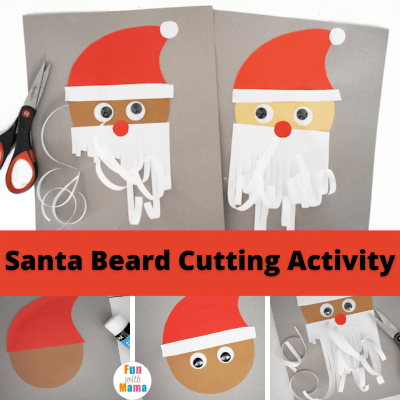 Santa Beard Template Printable