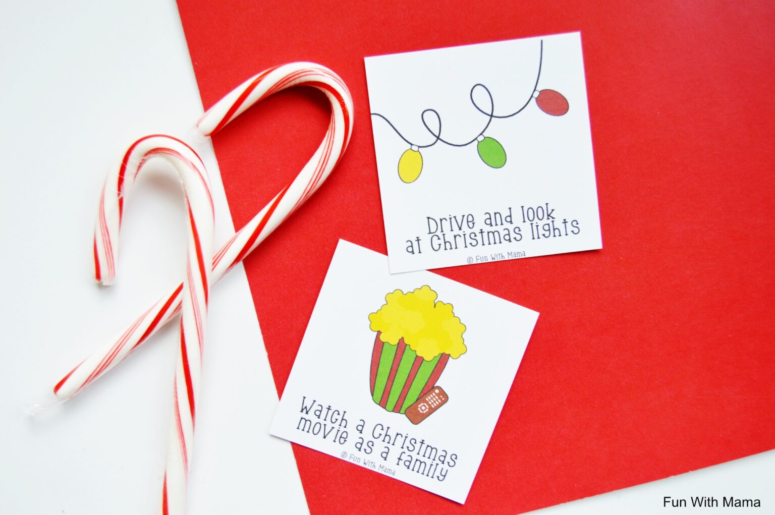Christmas Activities for Preschoolers Cards - Fun with Mama