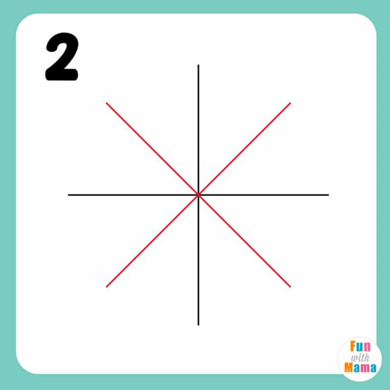 How to draw a Spider Web - Fun with Mama