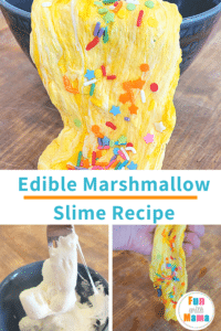 Yummy Edible Marshmallow Slime Recipe - Fun with Mama