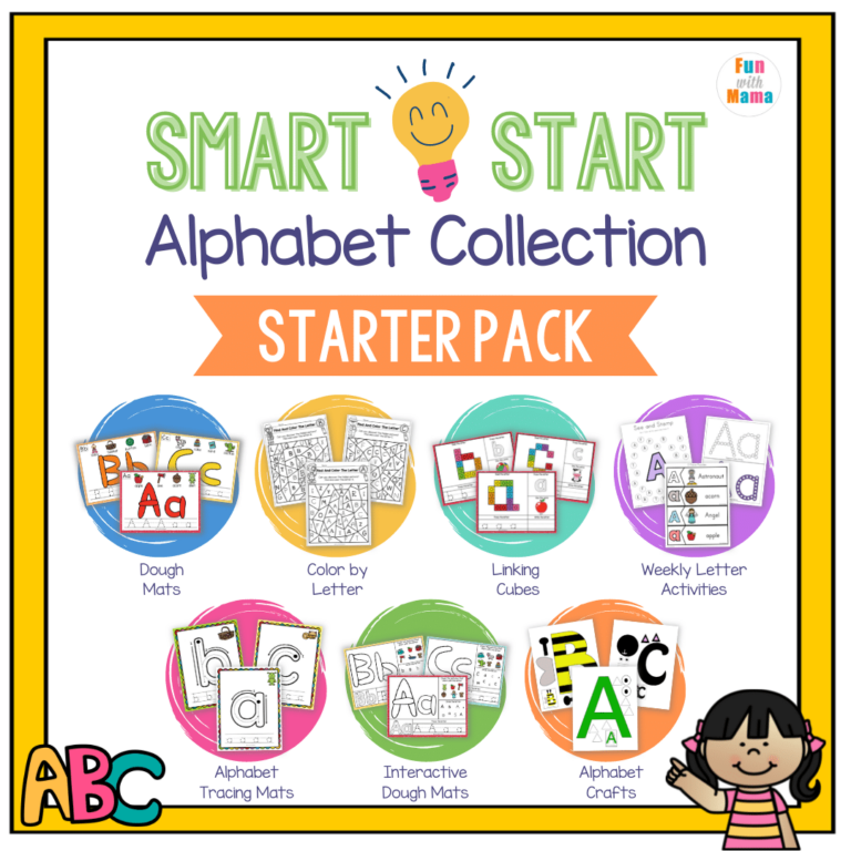 Printable Alphabet Worksheets To Turn Into A Workbook - Fun with Mama