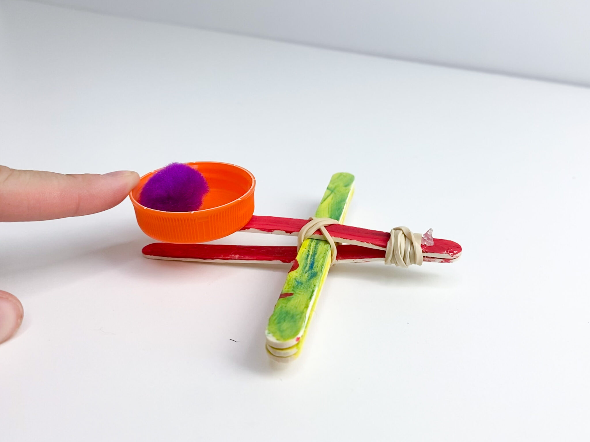 How to Make a Popsicle Stick Catapult for Kids - Fun with Mama