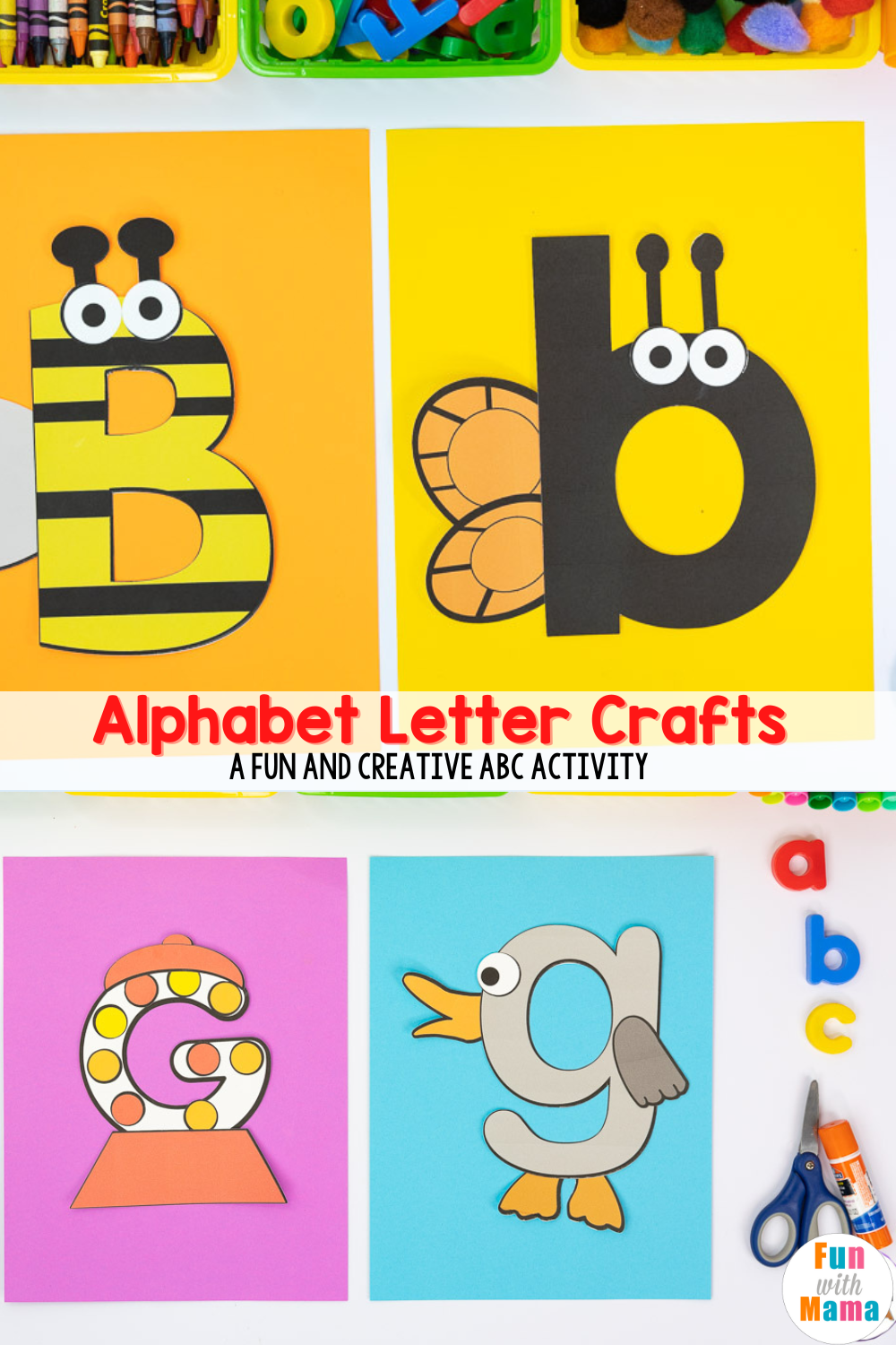 Alphabet Crafts Fun With Mama Alphabet Crafts Fun With Mama