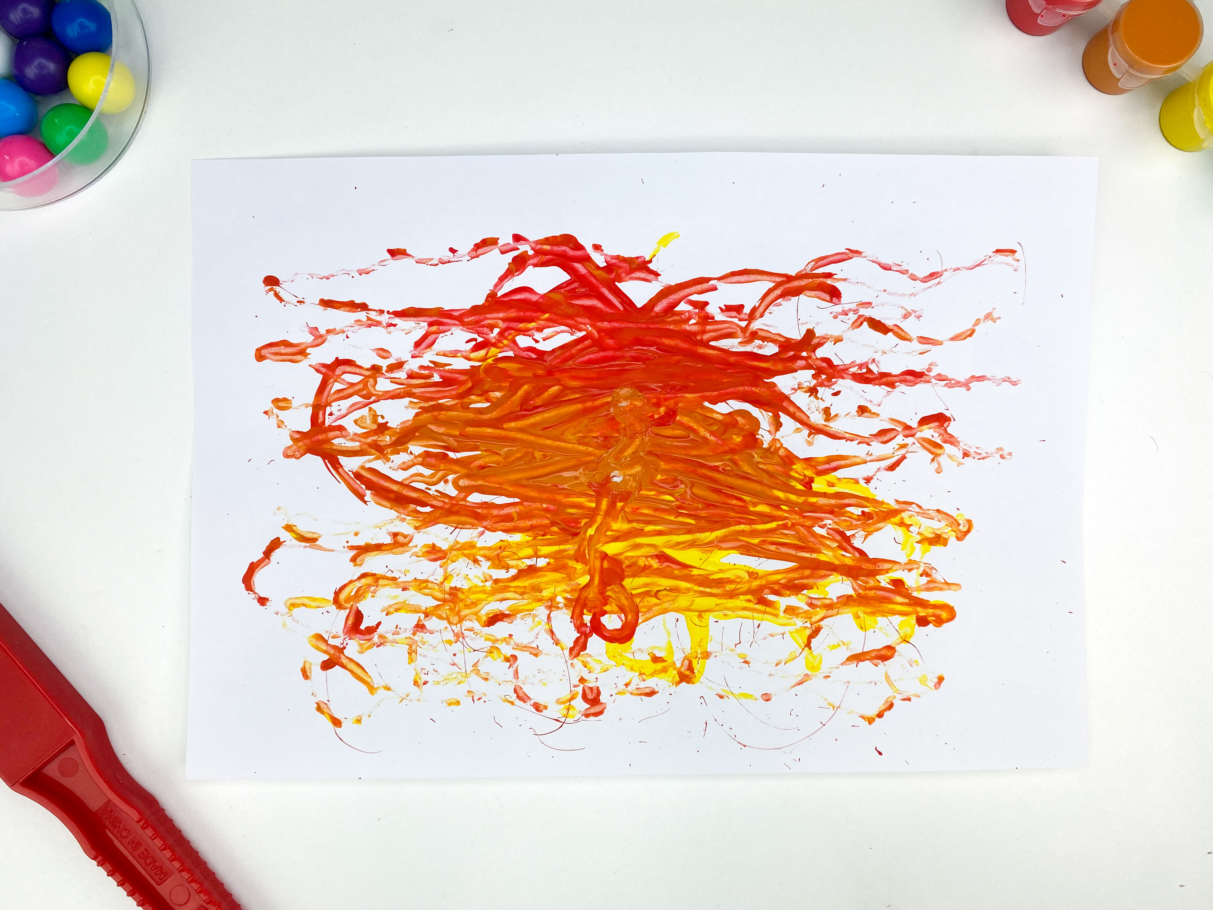 STEAM Magnet Painting- Incorporate Art + Science - Fun with Mama