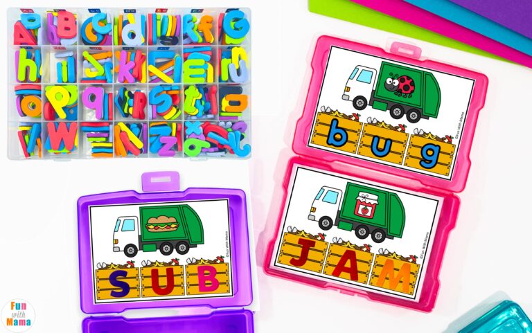 Earth Day - Build the CVC Word - Fun with Mama