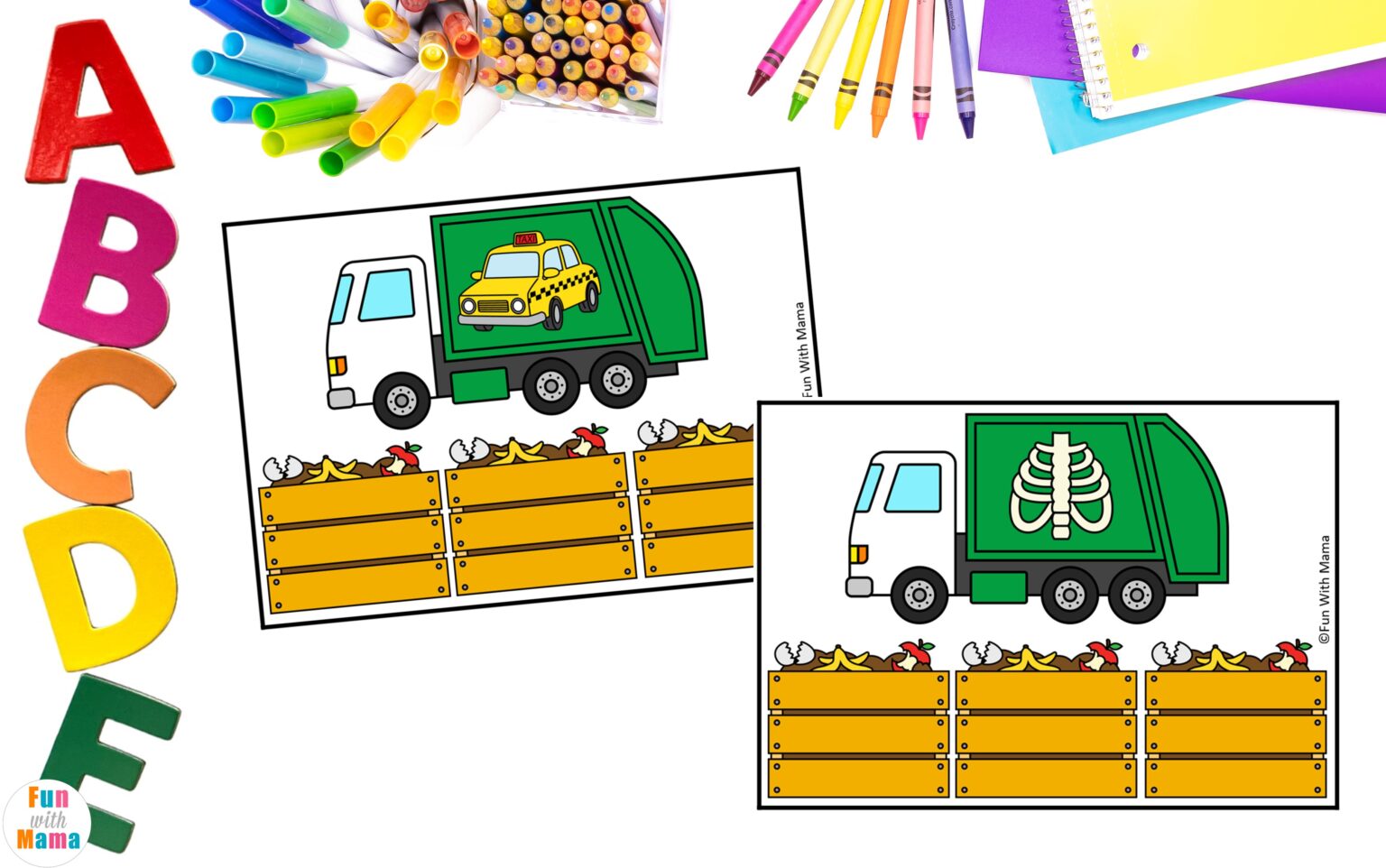 Earth Day - Build the CVC Word - Fun with Mama