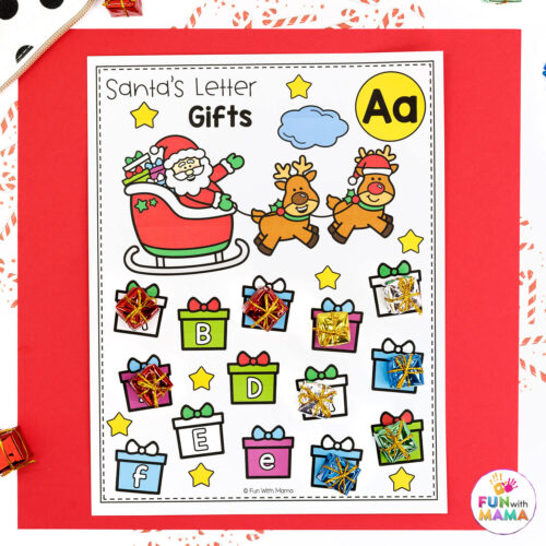 Christmas Activities For Preschoolers Pack - Fun with Mama