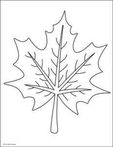 FREE Leaf Coloring Pages - Fun with Mama