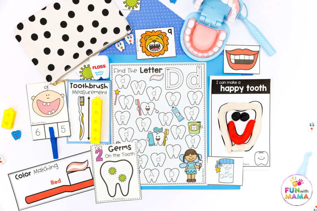 Dental Activities for Preschoolers - Fun with Mama