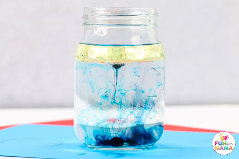 Fireworks In A Jar Science Experiment - Fun with Mama