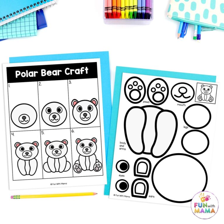 Polar Bear Craft - Fun with Mama