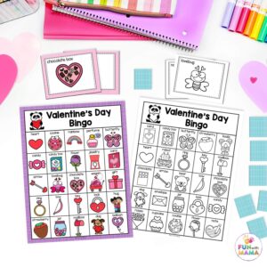 Valentines Day Classroom Bingo - Fun with Mama
