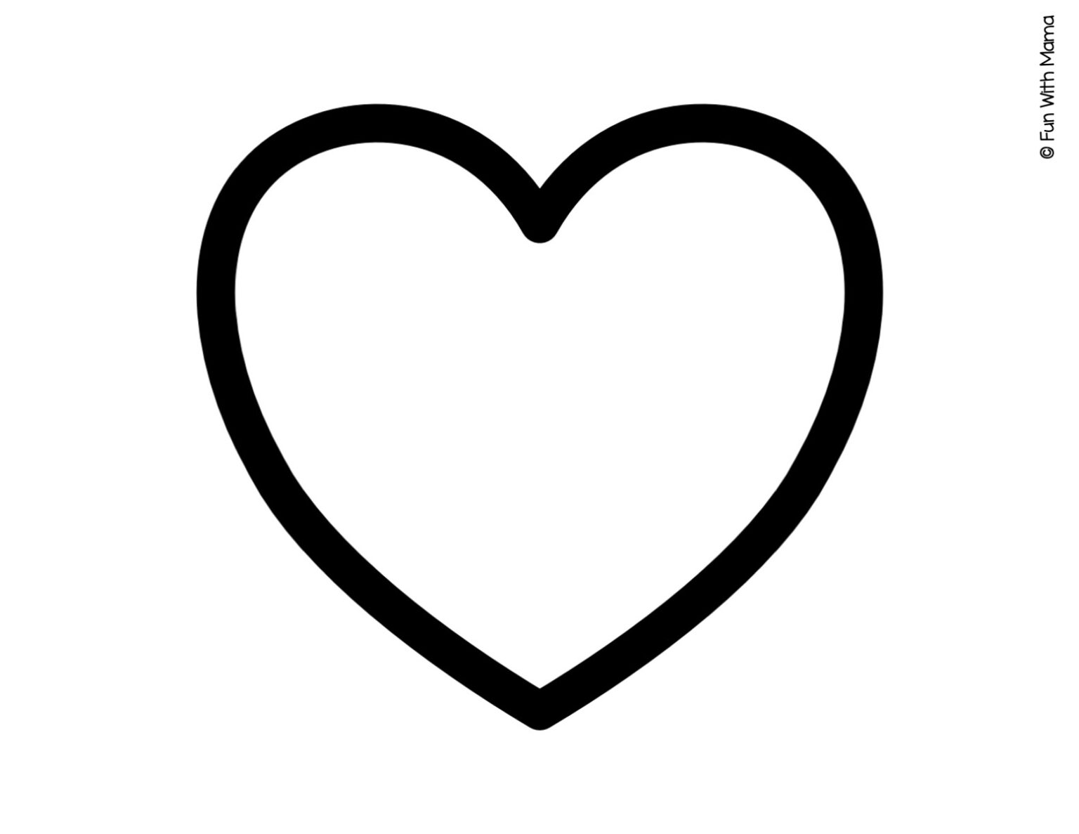 Heart Template Printable - FREE Printable