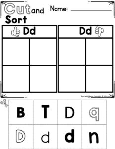 30 Free Letter D Worksheets - Fun with Mama