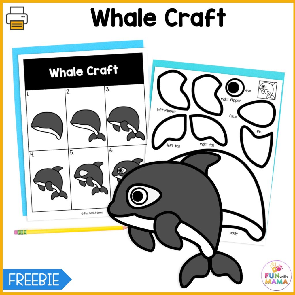 25+ Whale Crafts for Kids - Fun with Mama