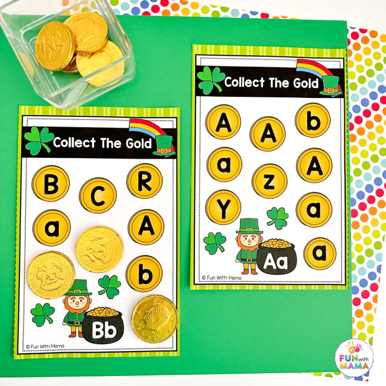 St. Patrick's Day Activities + Worksheets - Fun with Mama