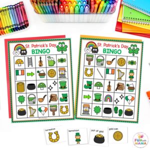 Free St. Patrick's Day Bingo Printable - Fun with Mama