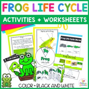 Easy Frog Craft Activity - (FREE PRINTABLE)
