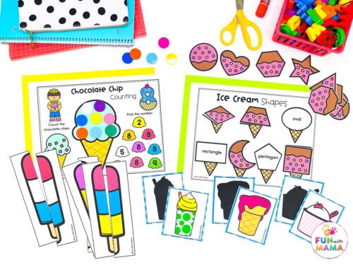 Ice Cream Activities for Preschool - Fun with Mama