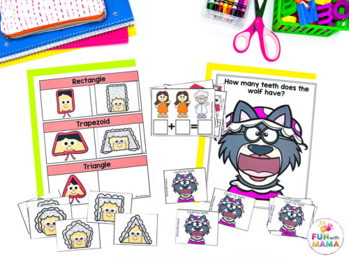 Little Red Riding Hood Activities For Kids - Fun with Mama