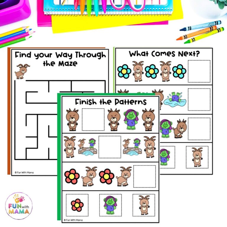 20+ Three Billy Goats Gruff Activities - Fun with Mama