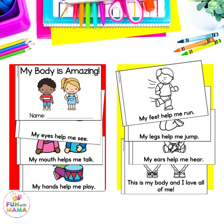 All About Me Activities for Preschoolers - Fun with Mama