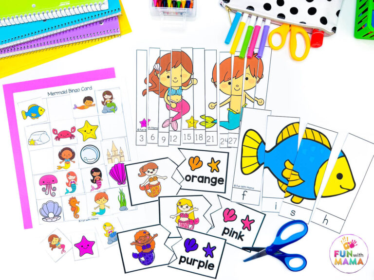 Mermaid Activities Pack - Fun with Mama