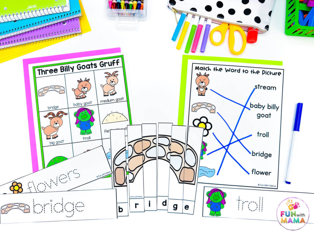 20+ Three Billy Goats Gruff Activities - Fun with Mama