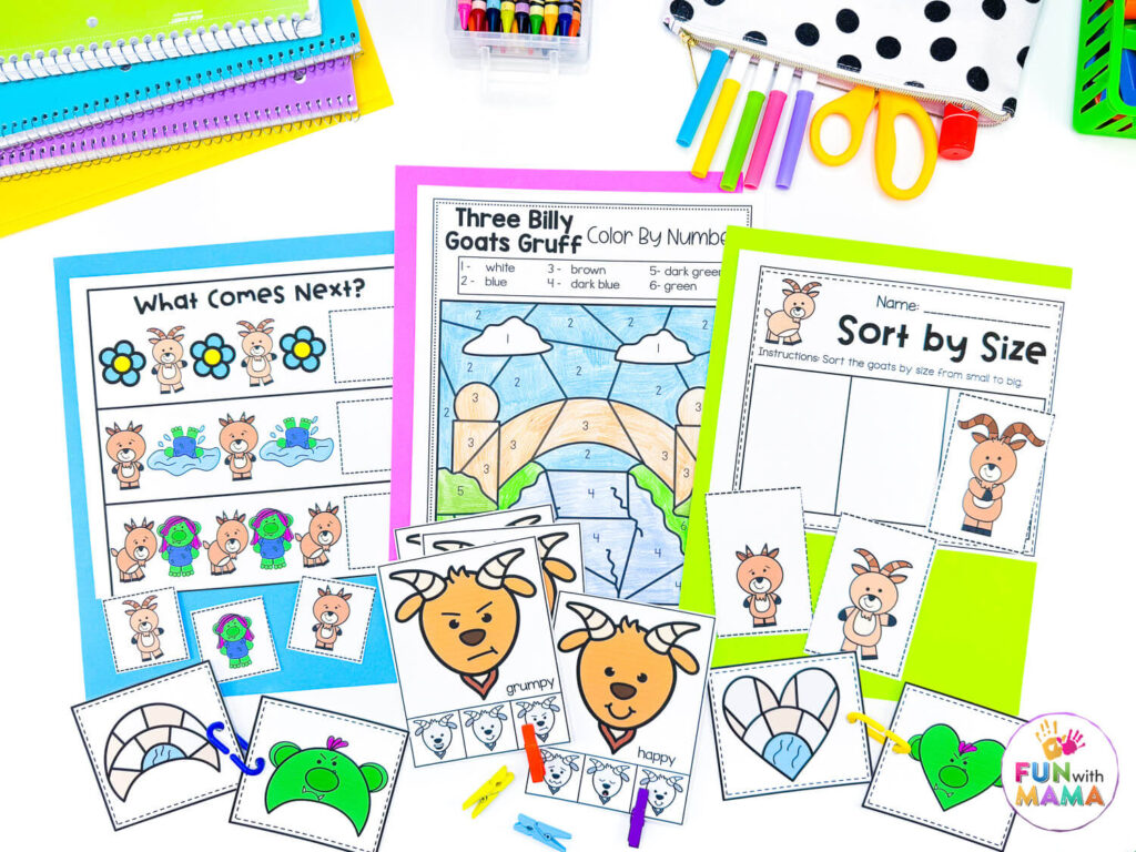 20+ Three Billy Goats Gruff Activities - Fun with Mama